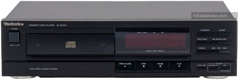 Technics SL PJ A Hi Fi Database CD Players