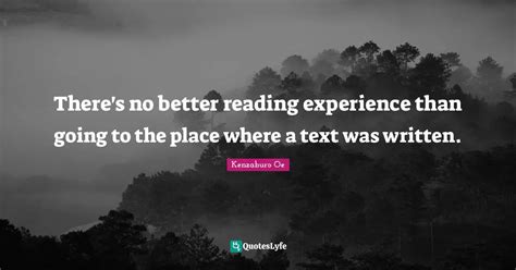 there s no better reading experience than going to the place where a t
