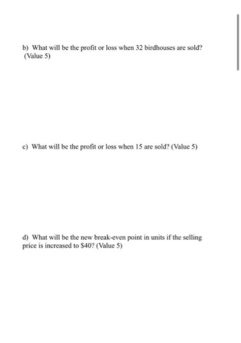 Solved FORMULAS CM SP VC Given BE CM BE FC CM Chegg Com