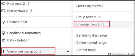 How To Group Rows Columns In Google Sheets