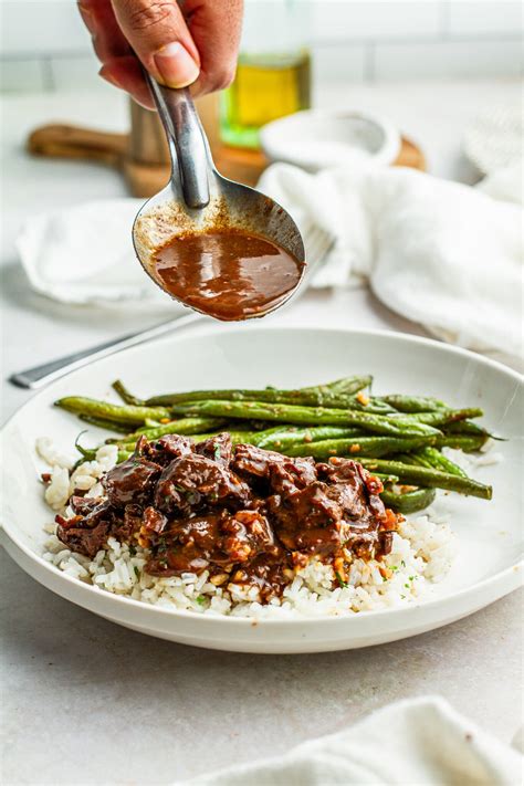 Tender Beef Tips With Mushroom Gravy Instant Pot Meiko And The Dish