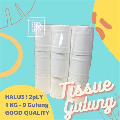 Jual Tissue Gulung Tissue Roll Pack Isi 9 Roll Shopee Indonesia