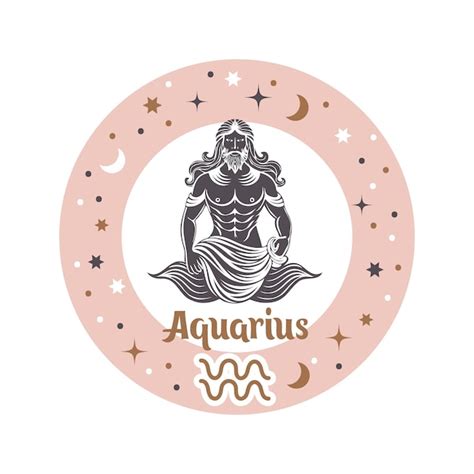 Signo Del Horóscopo De Virgo Elemento De La Astrología Del Zodiaco