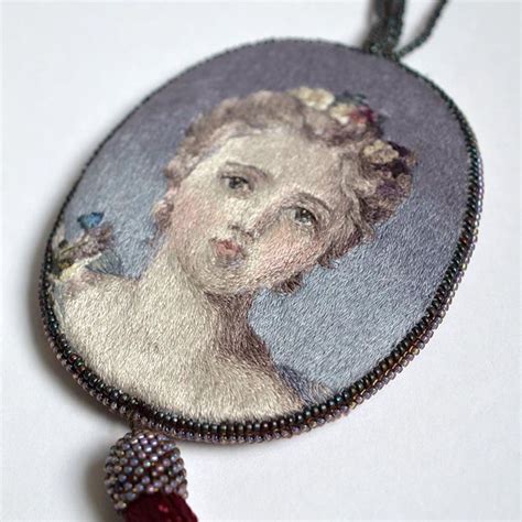 Artist Embroiders Portraits And Each Strand Of Thread Looks Like A Brushstroke Of Paint