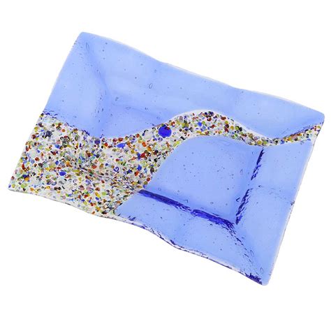 Murano Glass Accent Plates Murano Klimt Rectangular Decorative Plate