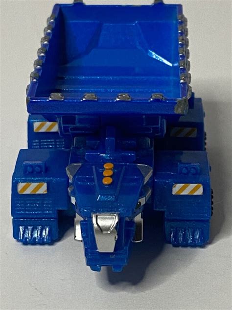 Dinotrux Ton Ton 4 Blue Dump Truck Dinosaur Dino Moving Rolling Toy