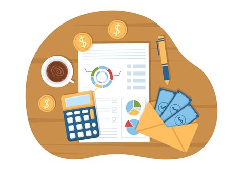 Business Audit Of Documents With Charts Accounting Calculations And