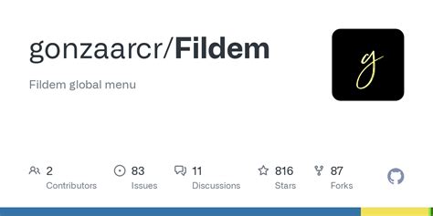 Github Gonzaarcr Fildem Fildem Global Menu