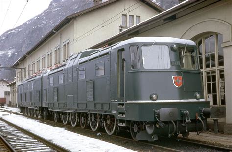 Sbb Ae 8 14 Bellinzona 1969 Photo Karl Meyer Eisenbahn Fotografie