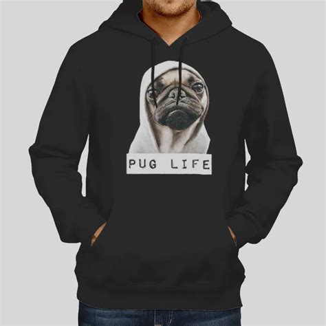 Funny Puppy Dog Thug Life Gangster Pug Shirt Hotter Tees