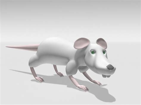 만화 마우스 3d 모델 5 Unknown Lwo Dxf Free3d