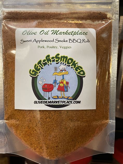 Sweet Applewood Smoke Bbq Rub Olive Oil Marketplace