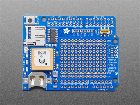 Adafruit Ultimate Gps Logger Shield Includes Gps Module Id Adafruit Industries