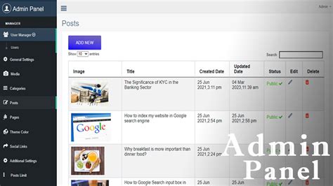 Modern Blog Cms In Php With Mysql Database Php Blog Scripts