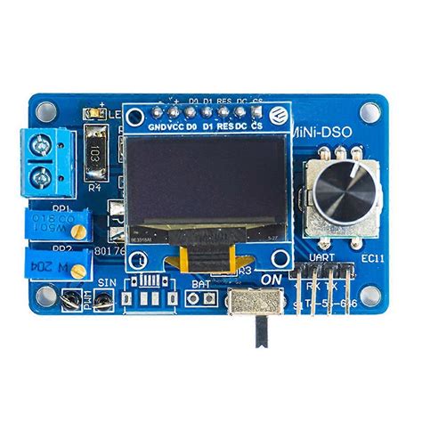 Diy Mini Digital Oscilloscope Electronic Kit Stc8k8a Mcu With 0 96 Inch Oled Diy Soldering