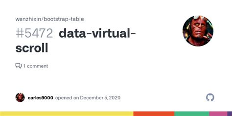 Data Virtual Scroll Issue Wenzhixin Bootstrap Table GitHub