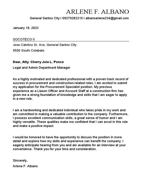 Job Application Pdf
