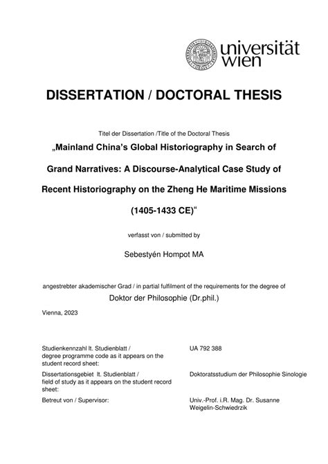 Pdf Dissertation Doctoral Thesis Mainland Chinas Global