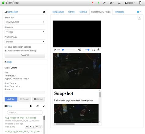 Multiple Webcams Plugins Octoprint Community Forum