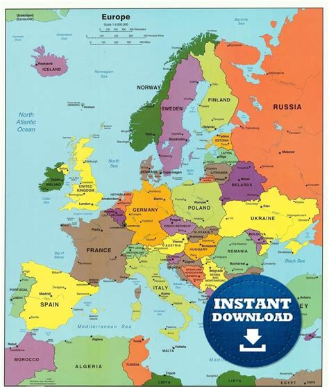 Political Map Of Europe