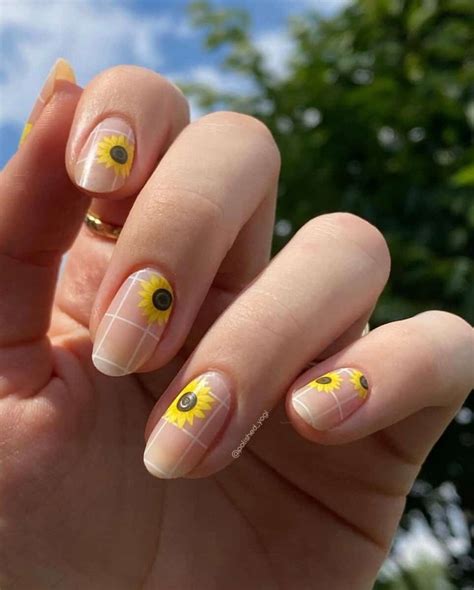 Diseños de uñas con girasoles Salud y consejos