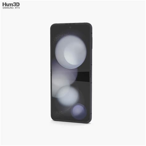 Samsung Galaxy Z Flip 5 Graphite 3d Model Download Phones On
