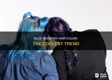 Blue Modifier Hair Color The Coolest Trend Shunsalon