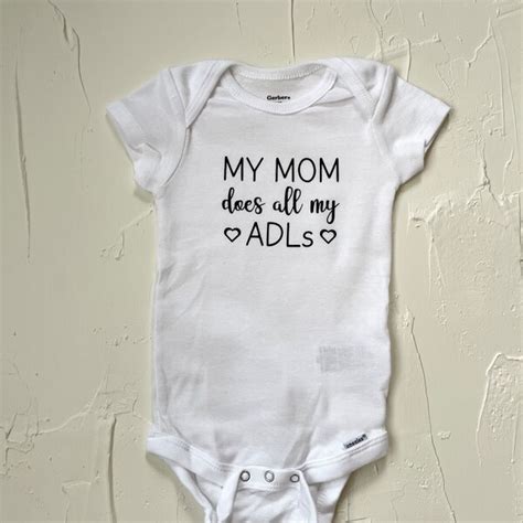 Mom Does My Adls Onsie Etsy