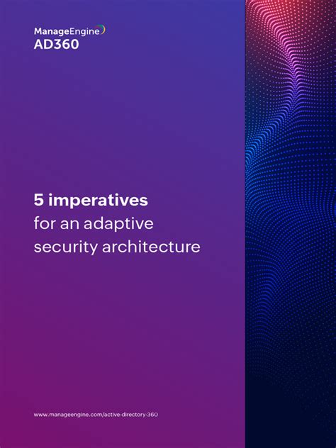 5 Imperatives For An Adaptive Security Architecture Pdf Security