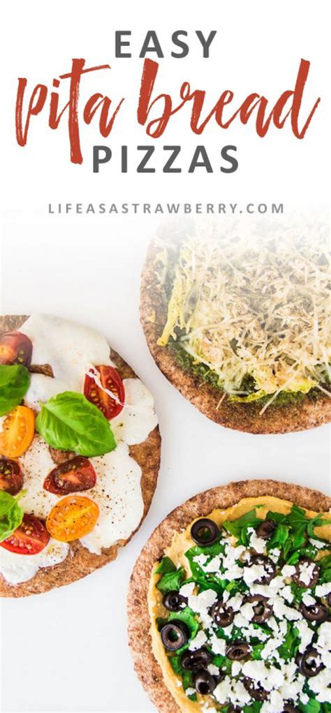 Easy Pita Bread Pizza Life As A Strawberry