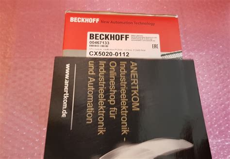 Beckhoff Cx5020 0112 Compact Pc Intel Atom Z530 1 6ghz 512 Mb Ram Windows Embedded Andre Ertel