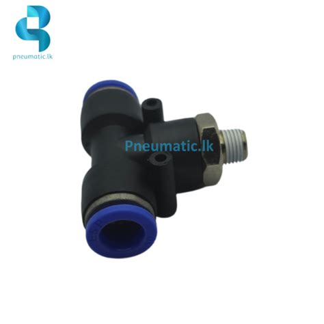 Pb T Type Male Branch Push In Connector Pneumatic Lk