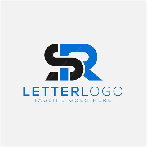 Premium Vector Sr Logo Design Template Vector Graphic Branding Element