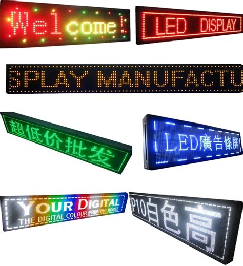 Programmable Electronic Led Sign Outdoor Full Color Display Screen P Buy Full Color Led