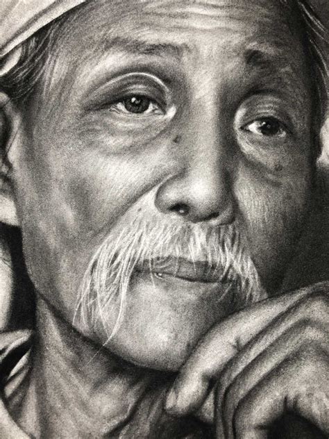 Lot 399 A Charcoal Drawing Of Thakin Kodaw Hmaing