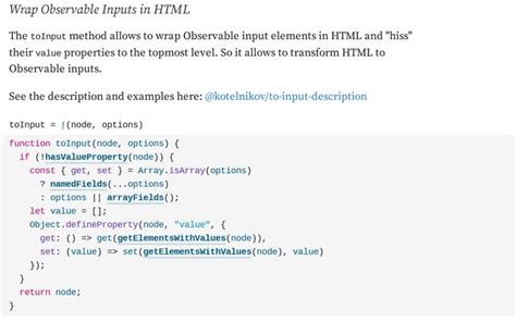 Toinput Inputs Wrapper Mikhail Kotelnikov Observable