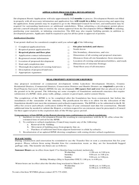 Fillable Online A Permit Process Should Never Take A Year Heres A