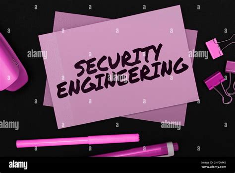 Conceptual Display Security Engineering Conceptual Photo Focus On The