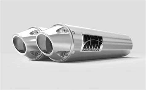 Hmf Performance Series Silencer Brushed Stainless Steel Stainless
