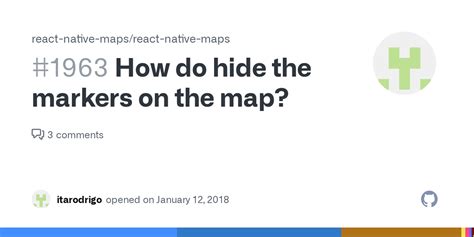 How Do Hide The Markers On The Map · Issue 1963 · React Native Maps