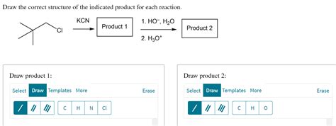 Solved Draw The Correct Structure Of The Indicated Product Chegg