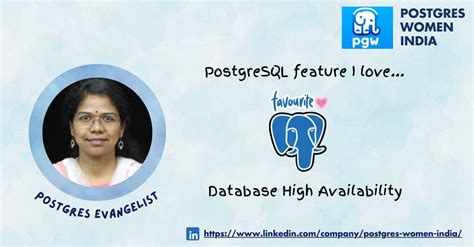Postgres Women India On Linkedin Myfavouritefeatureinpostgresql