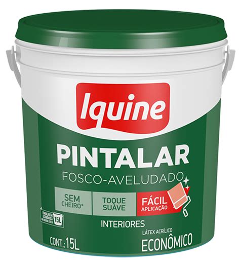 Tinta Pintalar Latex Branco Neve Balde 15l Iquine Lojas Aqui Tem
