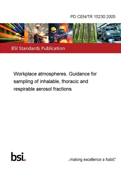 Pd Centr 152302005 Workplace Atmospheres Guidance For Sampling Of