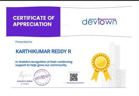 Karthikumar Reddy R On Linkedin Devtown