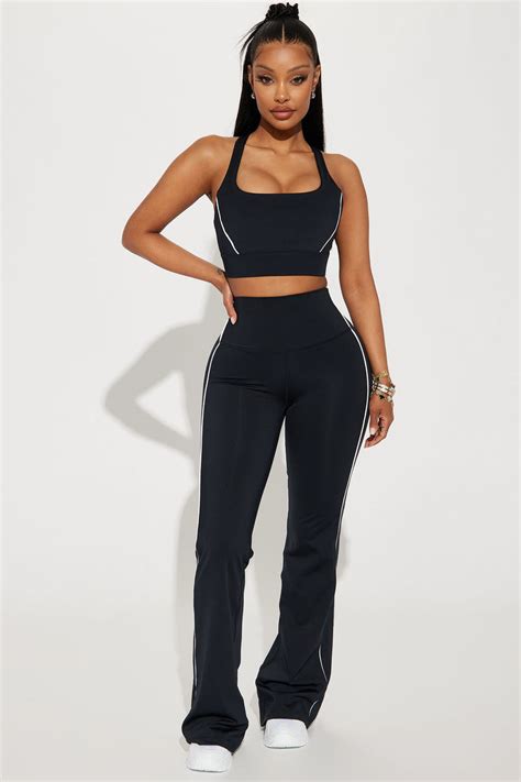 Aligned Elevate Sports Bra Black Fashion Nova Nova Sport Tops