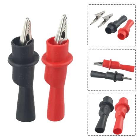 CLIPS ALLIGATOR MULTIMÈTRE test électrique avec pinces crocodile isolées EUR 6 20 PicClick FR