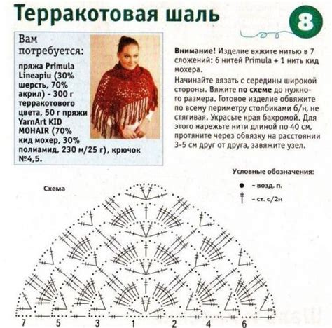 Российский Сервис Онлайн Дневников Связанные крючком узоры на шали Крючки Вязание