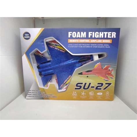 Jual MAINAN RC PESAWAT TEMPUR SU 27 MAINAN PESAWAT RC FOAM FIGHTER 9009