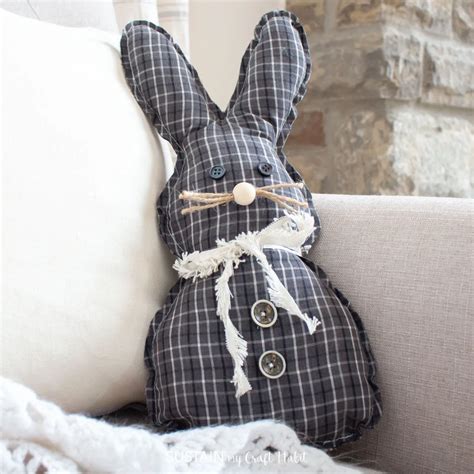 Memory Bunny Craft With Free Printable Pattern Sustain My Craft Habit